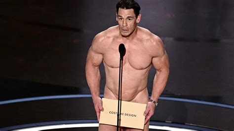 Bizarre Oscars 2024 Why John Cena Appeared Naked On Stage
