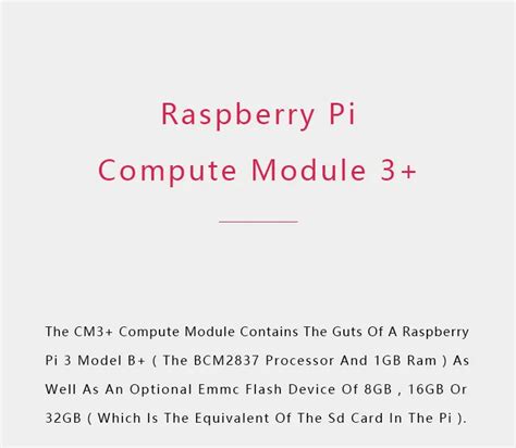 custom raspberry pi compute module 3 lite 8g 16g 32g cmio board v3 cm