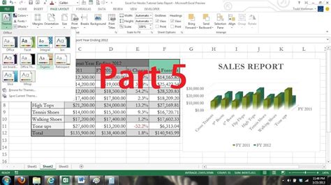 excel tutorial for beginners 5 how to use formulas data entry charts formatting navigation