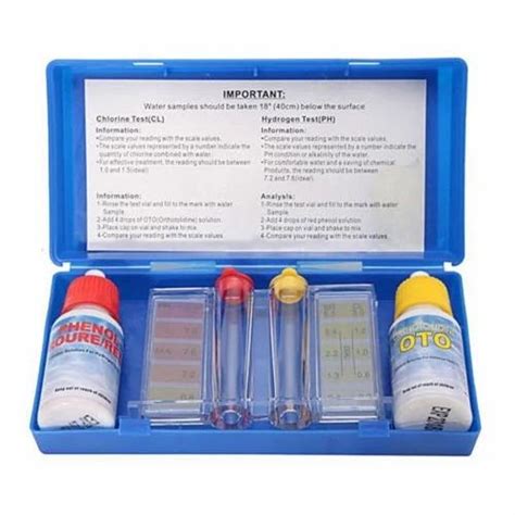 Swimming Pool Chlorine Test Kit At ₹ 650piece Dombivli Id 25324798430