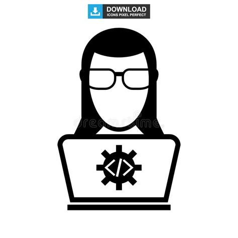Programmer Icon Or Logo Isolated Sign Symbol Vector Illustration Stock Vector Illustration Of