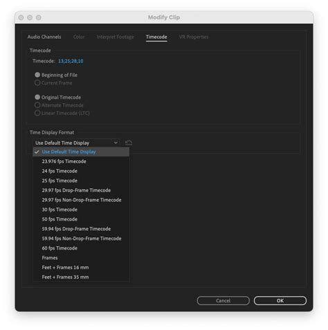 Program Tc Overlay Displays Incorrect Timecode Adobe Product