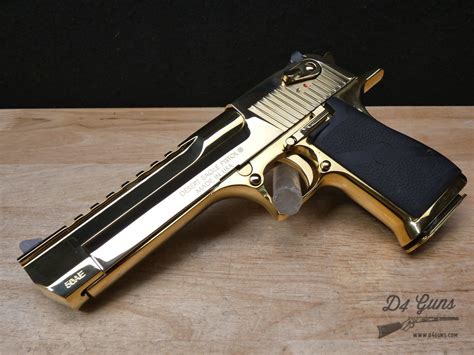 Magnum Research Desert Eagle Mk Xix 50ae Og Case More Gold
