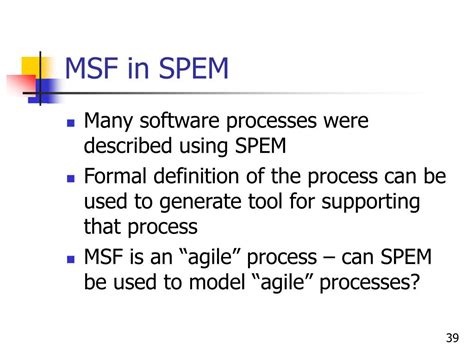 Ppt Msf Based Process Patterns Powerpoint Presentation Free Download