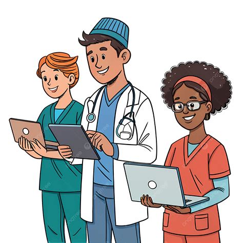 Healthcare Workers Cartoon