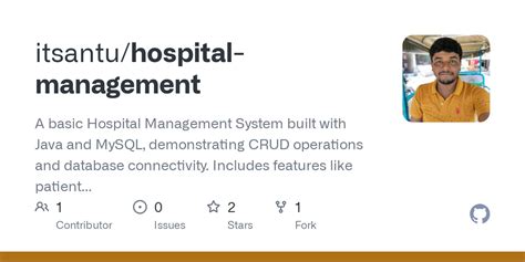 Github Itsantuhospital Management A Basic Hospital Management System Built With Java And