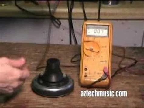 How To Use An Ohm Meter To Check A Horn Diaphram DJ Turntablism WonderHowTo