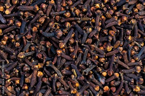 Macro Photography Of Cloves Are The Aromatic Flower Buds Of A Tree In