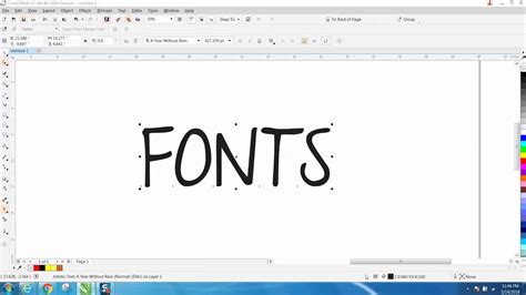 Corel Draw Tips Tricks Fonts And How To Search Them YouTube
