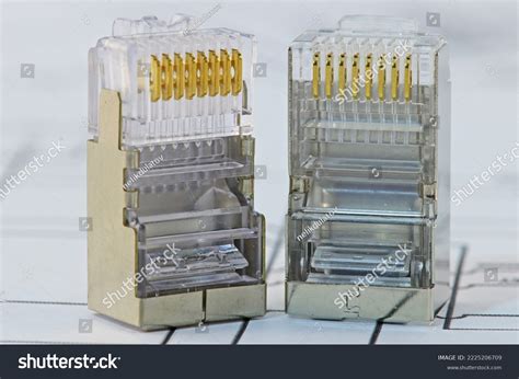 Rj Connector Connecting Ethernet Cable Electrical Stock Photo Shutterstock