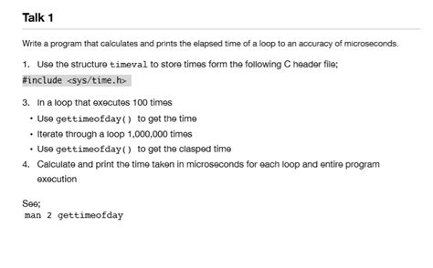 Solved Talk 1 Write A Program That Calculates And Prints The