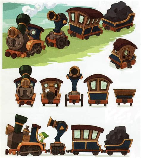 The Spirit Train From The Zelda Game Spirit Tracks Definitely Looks