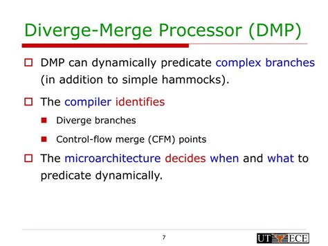 Ppt Diverge Merge Processor Dmp Powerpoint Presentation Free