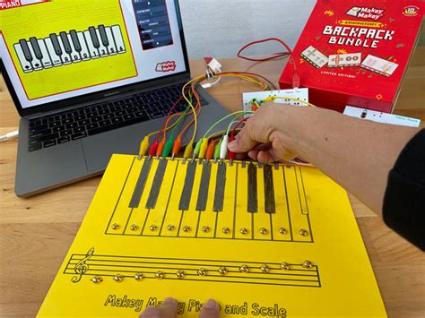 Full Scale Interactive Makey Makey Piano Joylabz Official Makey Makey
