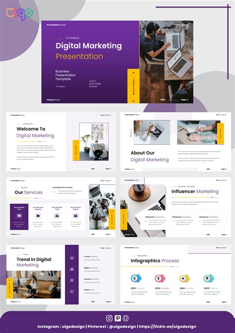 Digital Marketing Presentation Template Marketing Presentation Best