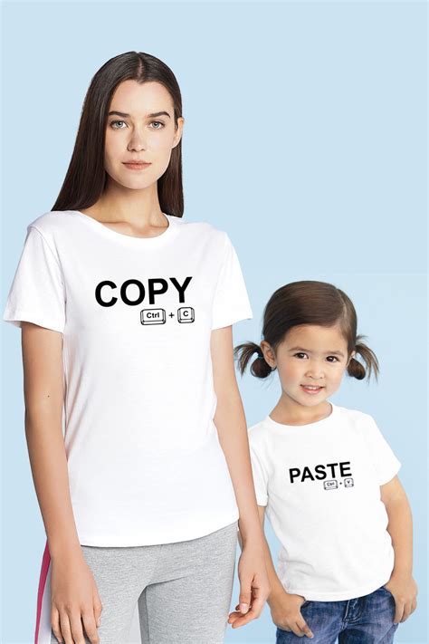 Tshirthane Copy Paste Anne Kız And Oğul Tişört Tek ÜrÜn Fİyatidir