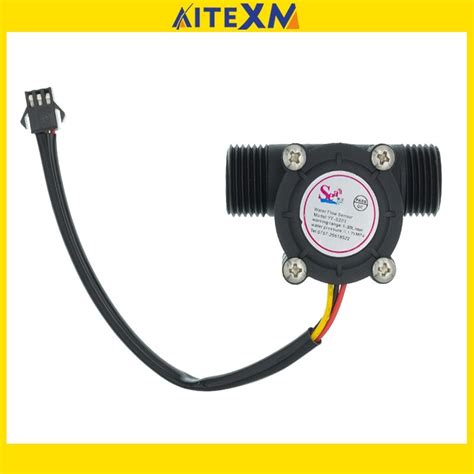 ในสต็อก Yf S201 Water Flow Sensor Flowmeter Hall Flow Sensor ควบคุมน้ํา 1 30lmin 4 รับผิดชอบ