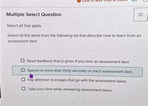 Solved Multiple Select Questionselect All That Applyselect
