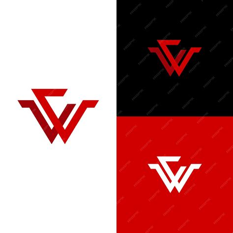 Premium Vector Cw Initials Logo Minimal Logo