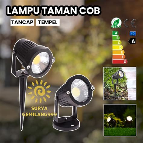 Jual Lampu Taman Led Cob Watt Mata Lampu Sorot Taman Lampu Taman Tancap Lampu Taman