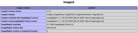 Imagemagick Shows No Supported File Types So Wordpress Plugins Dont