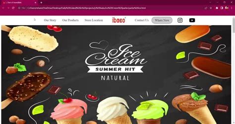 Abdul Rehaman Shaik On Linkedin Day22 Day22 Html Css Javascript Iceparlour Clone