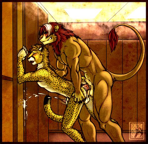 Rule 34 Against Wall Anal Anal Sex Anthro Balls Cheetah Closed Eyes