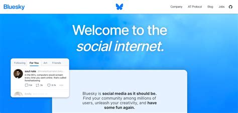 Bluesky Social Network Opens Public Access And Introduces Unique Feed