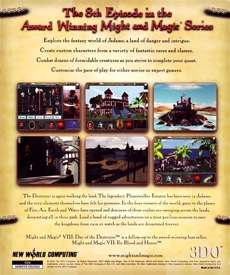 Might And Magic Viii Day Of The Destroyer Images Launchbox Games
