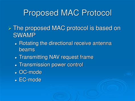 Ppt A Directional Mac Protocol For Practical Smart Antennas Powerpoint Presentation Id5940515