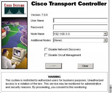 Cisco ONS 15454 DWDM Procedure Guide Release 7 0 Chapter 2 Connect The PC And Log Into The