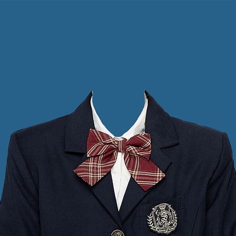 网红学院风证件照免扣换脸模板韩版学院风发型服饰证件照模板素材 花瓣网