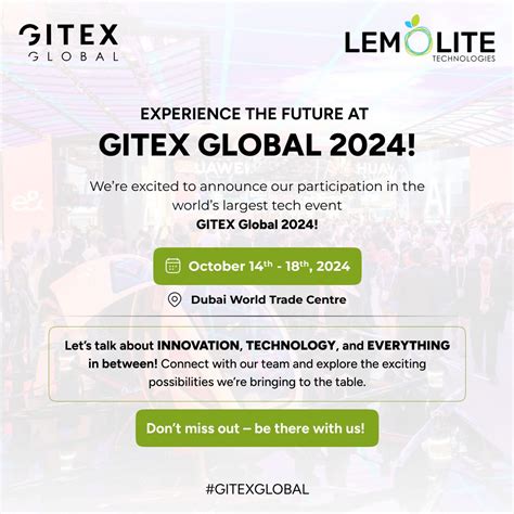 Lemolite Technologies Llp On Linkedin Gitexglobal Innovation Technology Futureoftech