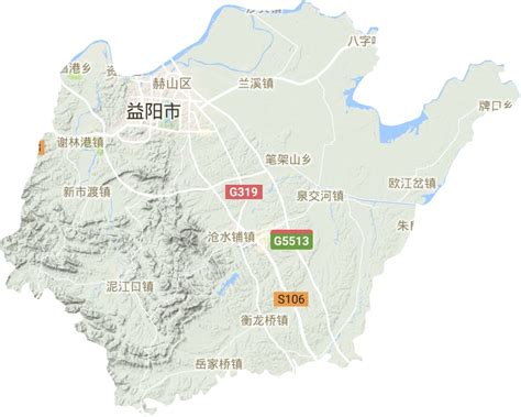 赫山区高清电子地图