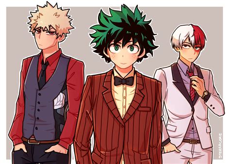 Artstation Boku No Hero Academia Trio