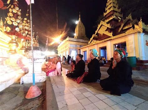 တန်ဆောင်မုန်းလပြည့်နေ့ ပုဂံ ညောင်ဦး ရှေးဟောင်းယဉ်ကျေးမှုဇုန်ရှိ ဘုရားများတွင် ဆီမီးပူဇော်ကြပြီး