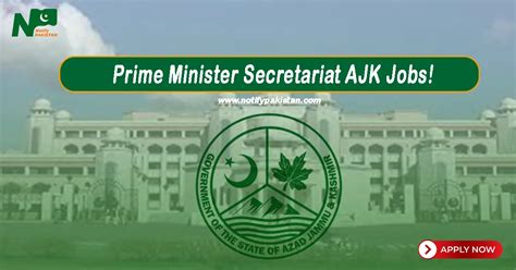 Prime Minister Secretariat Ajk Jobs 2024 Notify Pakistan