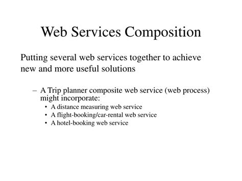 Ppt Web Services Composition Powerpoint Presentation Free Download Id71022