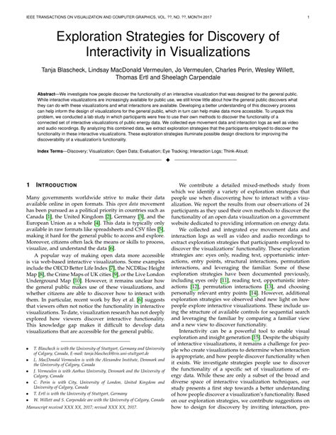 Pdf Exploration Strategies For Discovery Of Interactivity In Visualizations