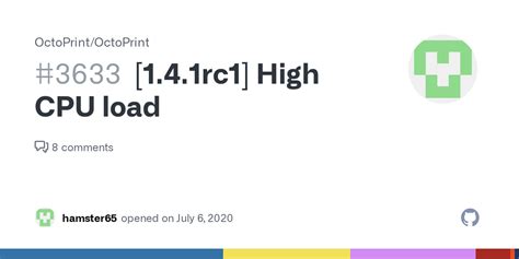 141rc1 High Cpu Load · Issue 3633 · Octoprintoctoprint · Github