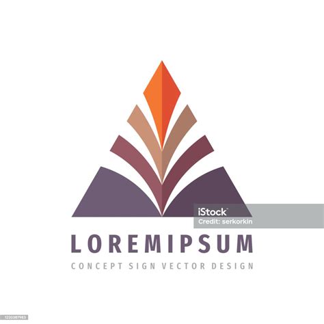 삼각형 모양 기호 디자인입니다 개발 진행 사업 벡터 기호입니다 추상 삼각형 기호입니다 양식에 일치시키는 피라미드 구조 개념 그림입니다 0명에 대한 스톡 벡터 아트 및 기타