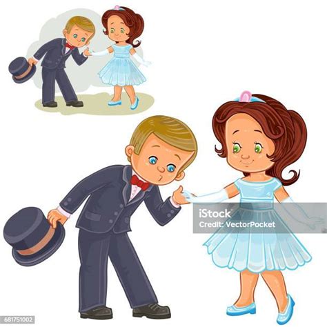 벡터 일러스트 레이 션의 작은 소년과 소녀 시대 의상 입고 개성 개념에 대한 스톡 벡터 아트 및 기타 이미지 개성 개념 고풍스런 공휴일 Istock