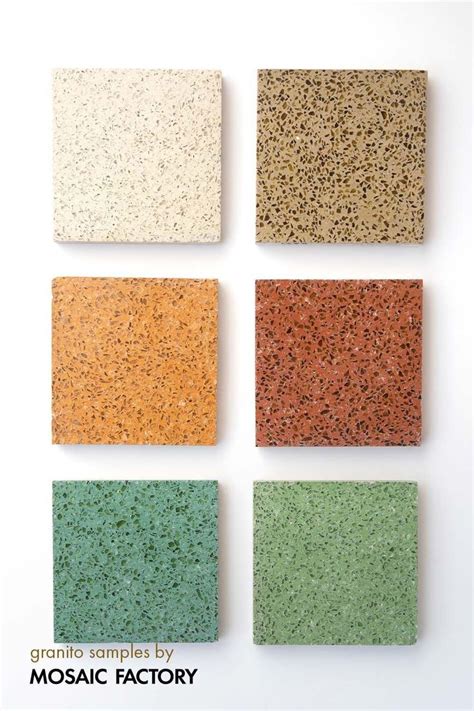 Colourful Granito Sample Moodboard Mosaic Factory Mosaic Cement