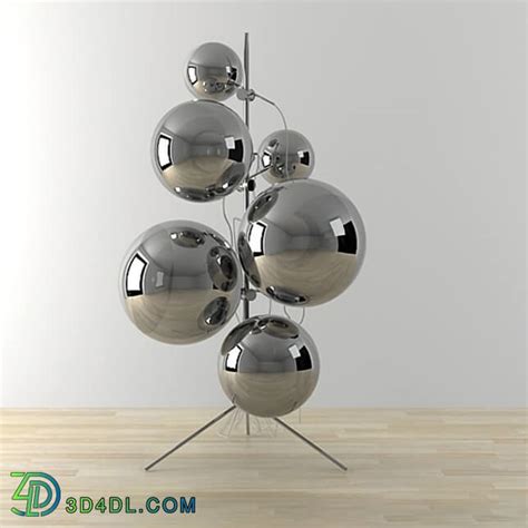 دانلود آبجکت Design Connected Mirror Ball Stand مرجع دانلود آبجکت