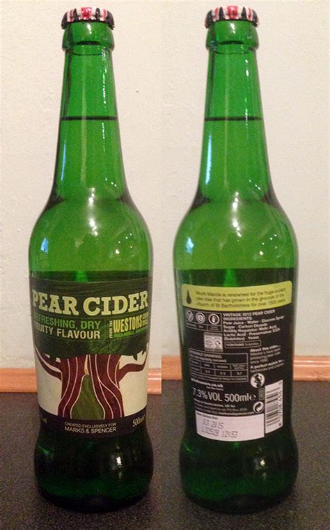 Cider Pages Marks And Spencers Pear Cider