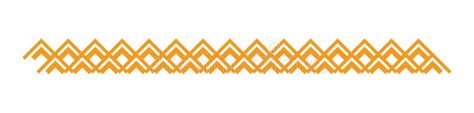 Zigzag Border Design Vector Illustration Decorative Design Stock Vector Illustration Of