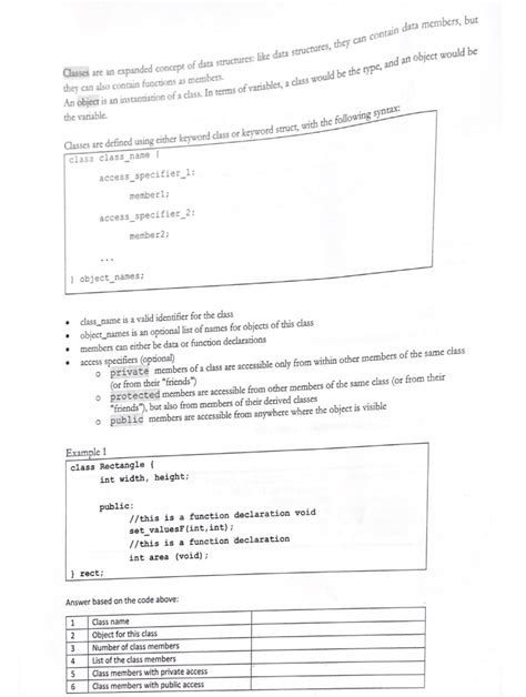 Solved The Variable Classes Are Defined Using Either
