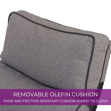 Recliner Patio Chair With Cushions Foter