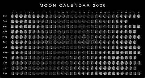 2026 Full Moon Calendar Printable