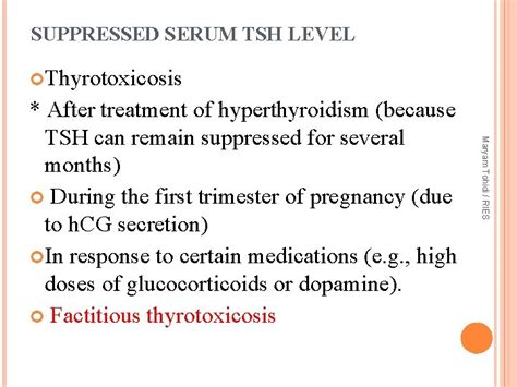 Laboratory Tests For Evaluation Of Thyroid Disorders Maryam
